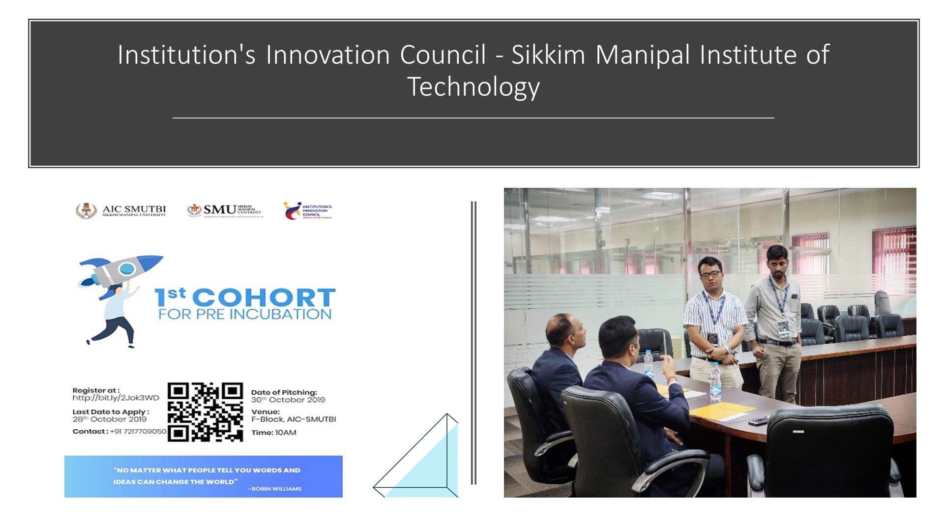 Institutions Innovation Council | Sikkim Manipal University